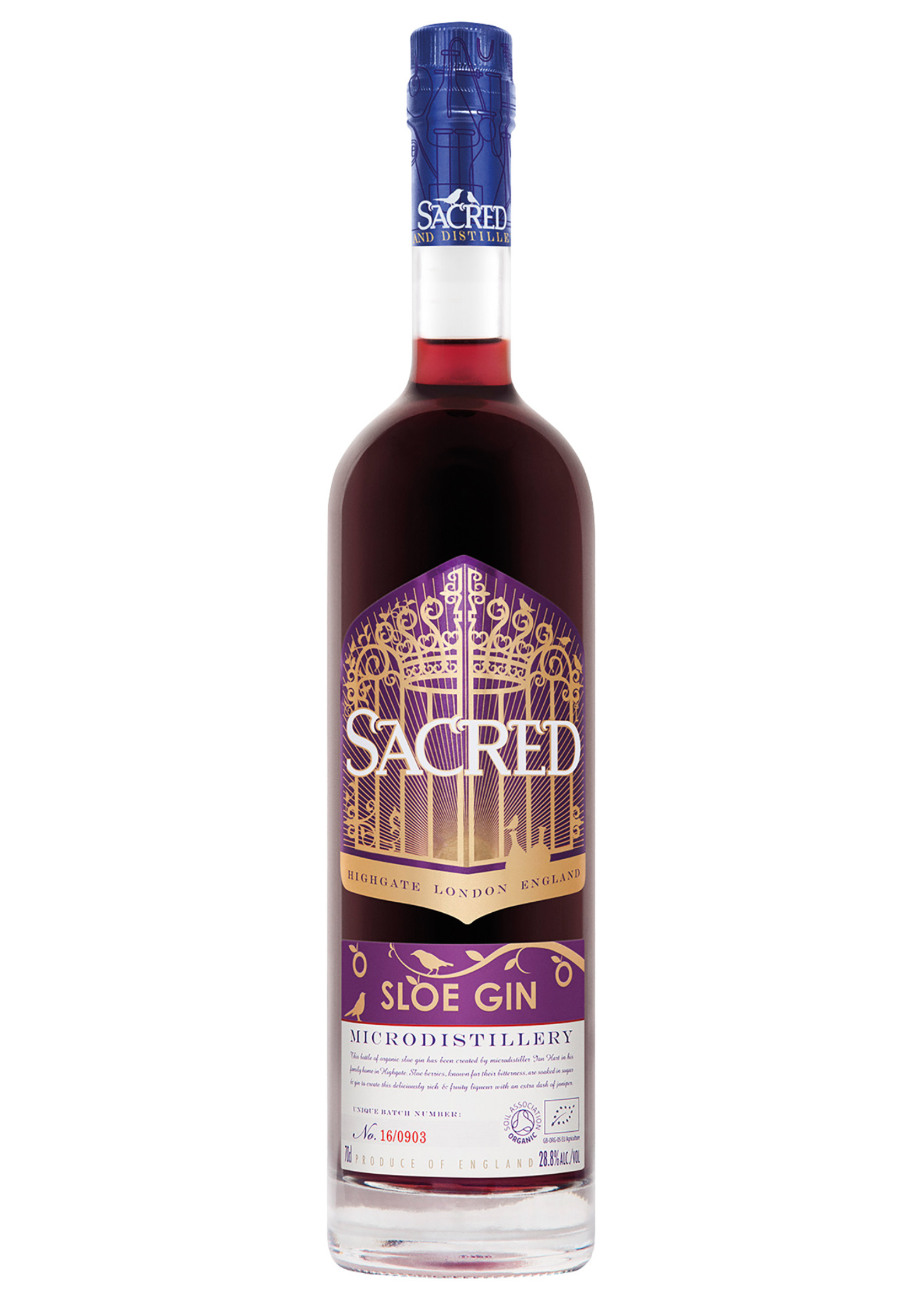 SACRED SLOE GIN ØKO 28,8% Sacred Spirits – Vineonline